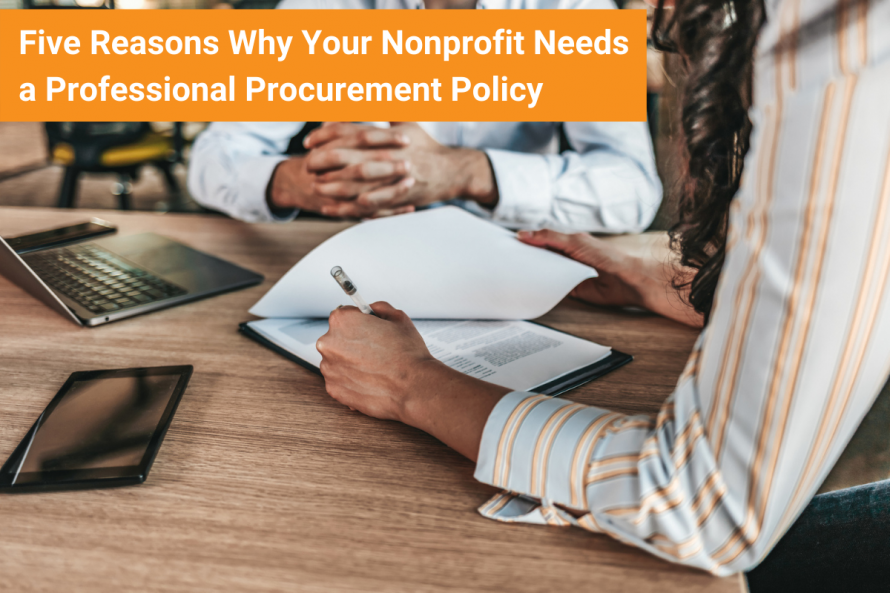 Five Reasons Your Nonprofit Needs a Professional Procurement Plan | ONN ...