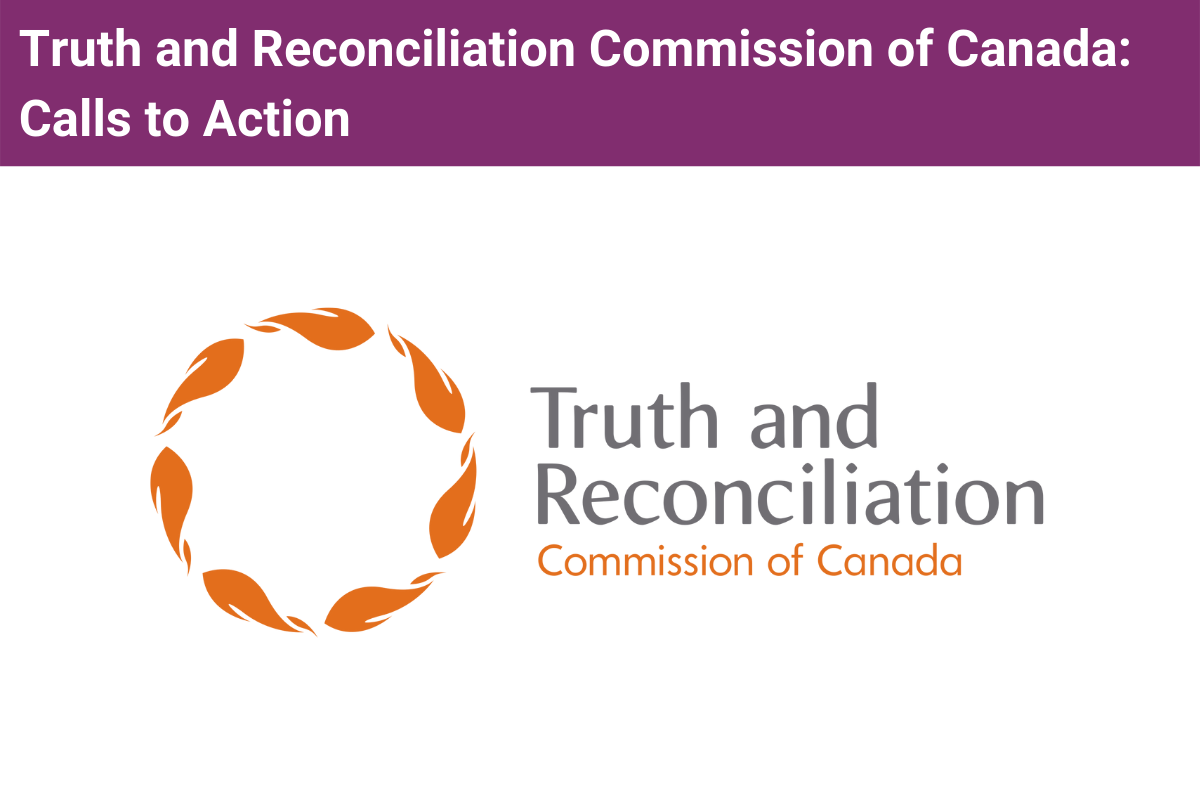 Truth and Reconciliation Commission of Canada: Calls to Action | ONN ...