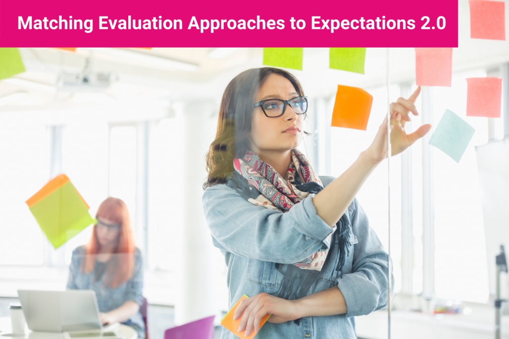 Matching Evaluation Approaches to Expectations 2.0 | ONN Resource Centre