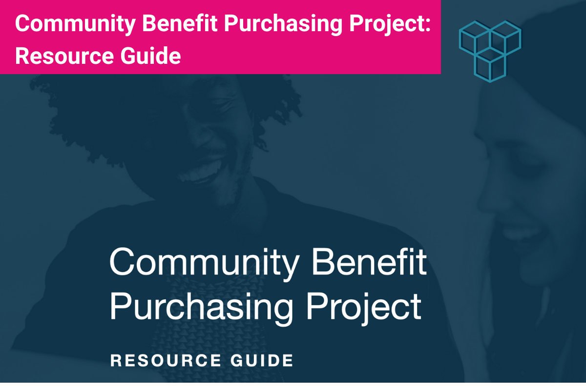 Community Benefit Purchasing Project: Resource Guide | ONN Resource Centre